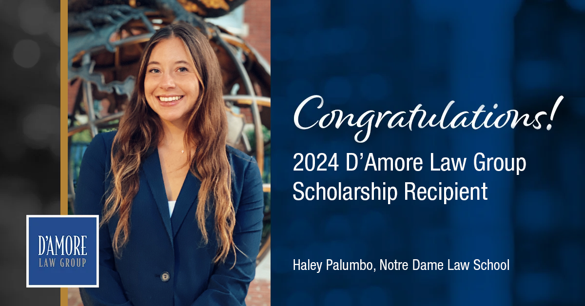 2024 Elle D'Amore Law School Scholarship Recipient - D'Amore Law Group