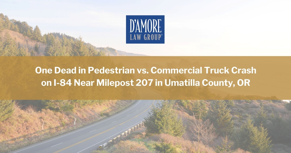 Un muerto en un accidente entre un peatón y un camión comercial en la I ...